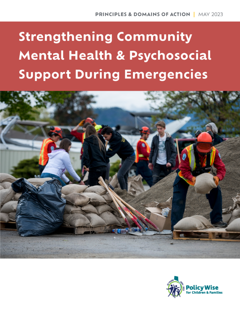 Strengthening Post-Disaster Mental Health and Well-Being Support ...
